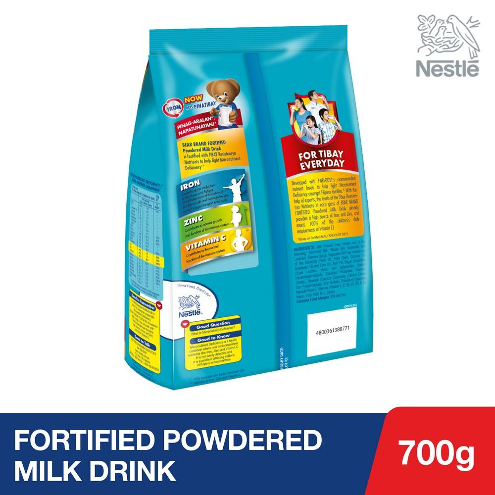 Bear Brand Powdered Milk 700g Free 70g – Marilen Mini Mart