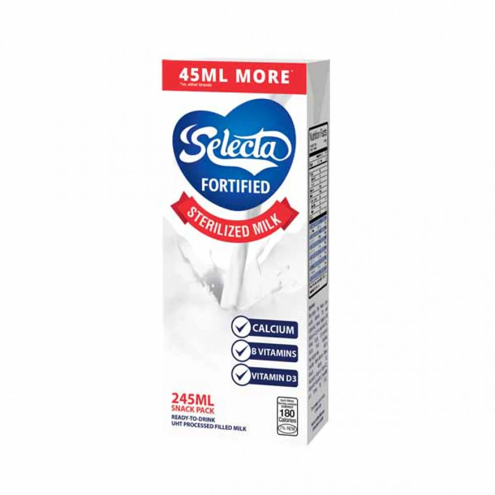 Selecta Sterilized Milk To Go Pack 245ml – Marilen Mini Mart