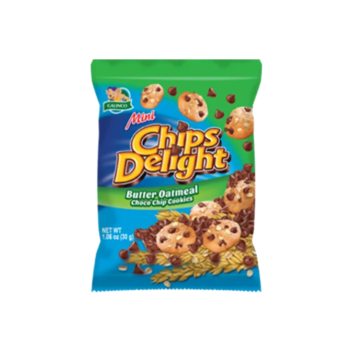 Chips Delight Mini Oatmeal 30g 12pcs – Marilen Mini Mart
