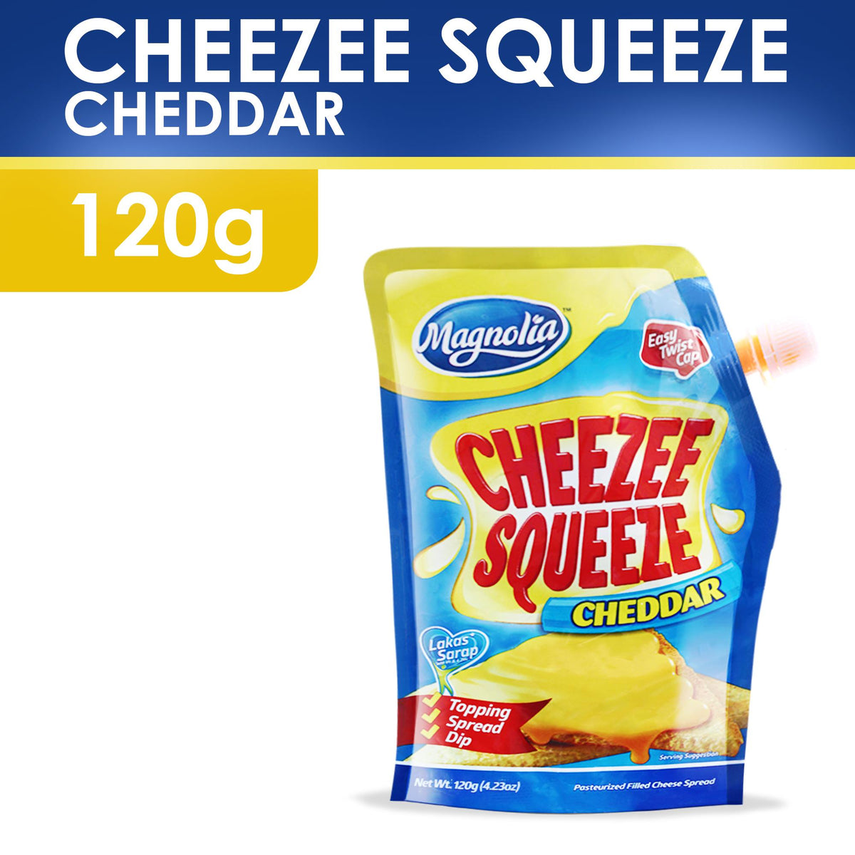 Magnolia Cheeze Spread Cheddar 120g – Marilen Mini Mart