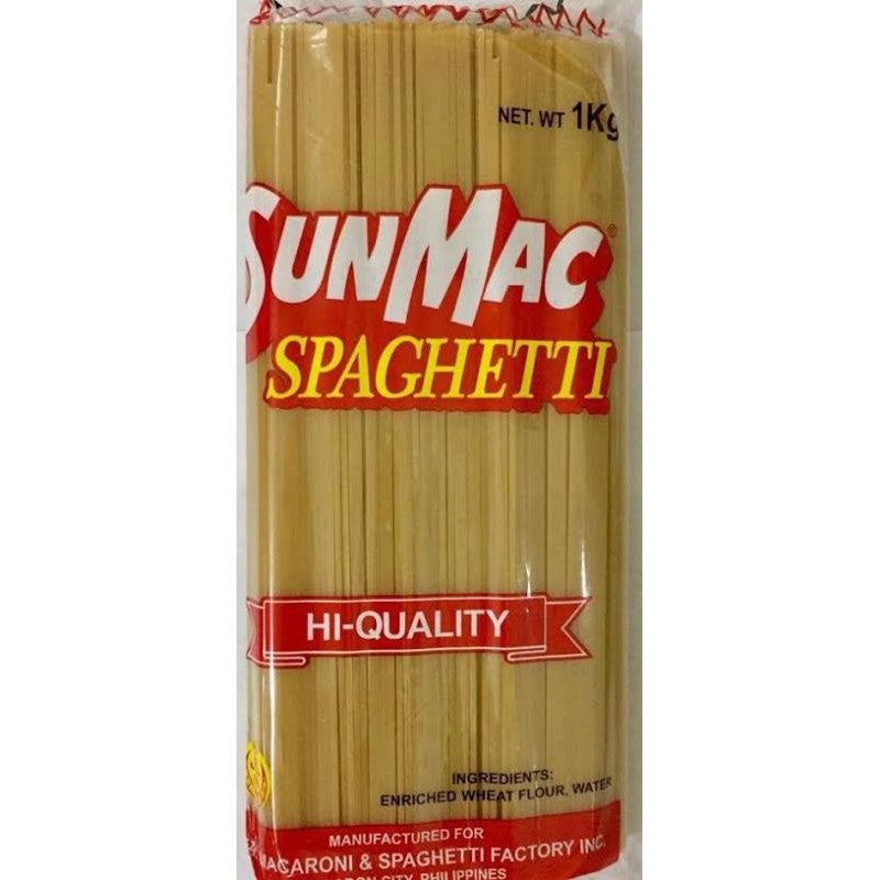 Sunmac Spaghetti 1Kg – Marilen Mini Mart