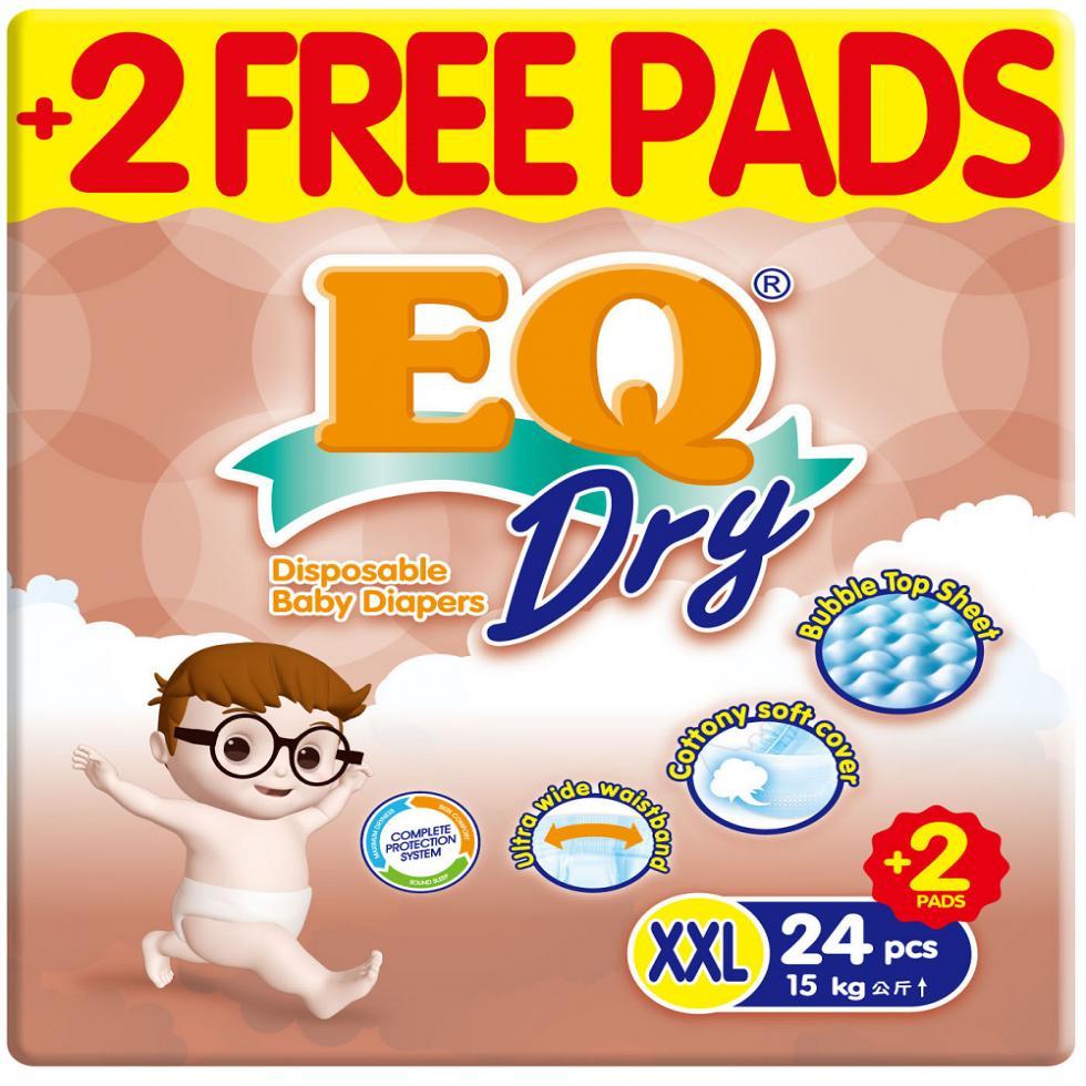 EQ Dry Diaper Econo Pack (XXL) 24s – Marilen Mini Mart