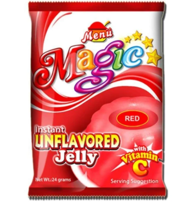 Magic Instant Unflavored Jelly Mix Red (Gulaman) 24g – Marilen Mini Mart