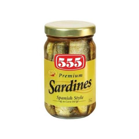 555 Premium Hot Sardines Spanish Style 230g – Marilen Mini Mart