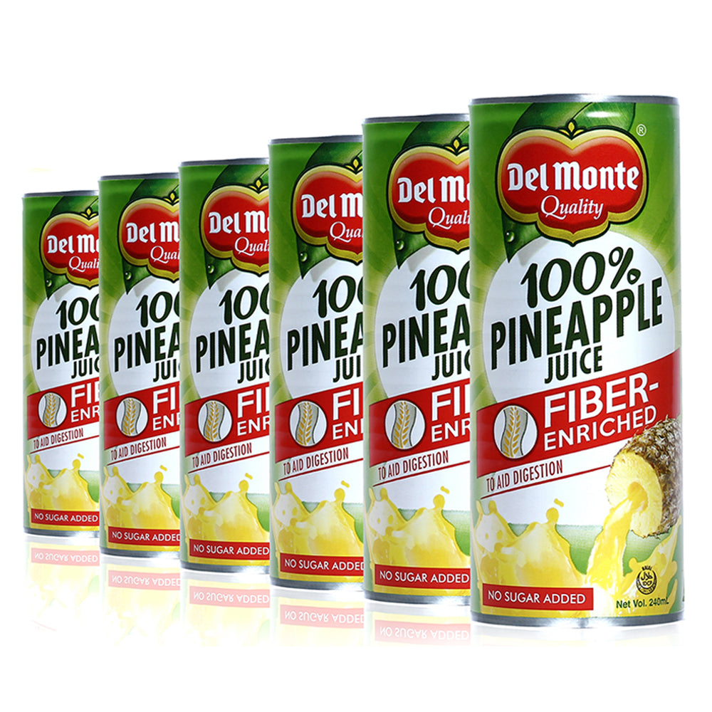 Del Monte Fiber Enriched Pineapple Juice 240ml x 6pcs – Marilen Mini Mart