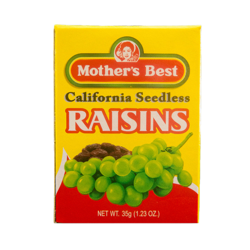 Mother's Best California Seedless Raisins 35g – Marilen Mini Mart