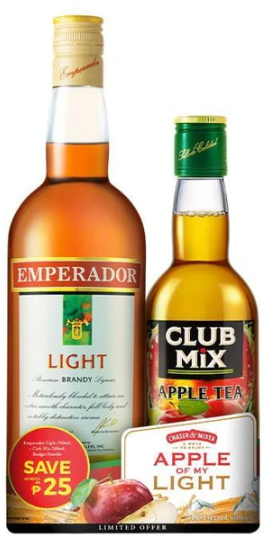 Emperador Light w/ Club Mix Apple 750ml – Marilen Mini Mart