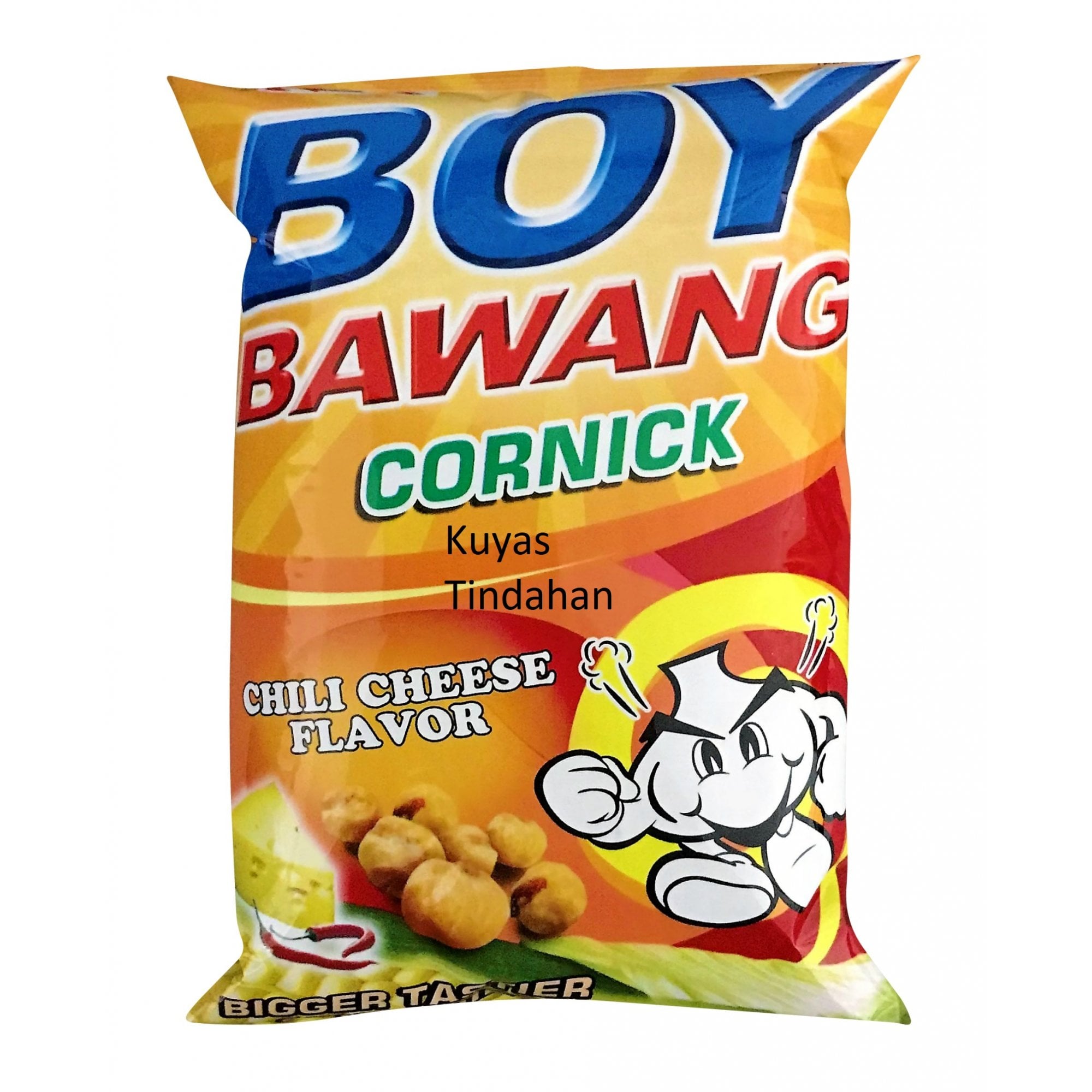 Boy Bawang Cornick Chili Cheese Flavor 100g – Marilen Mini Mart