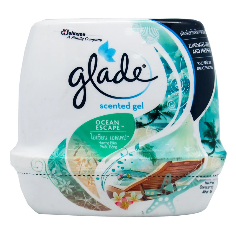 Glade Scented Gel Ocean Escape 180g – Marilen Mini Mart