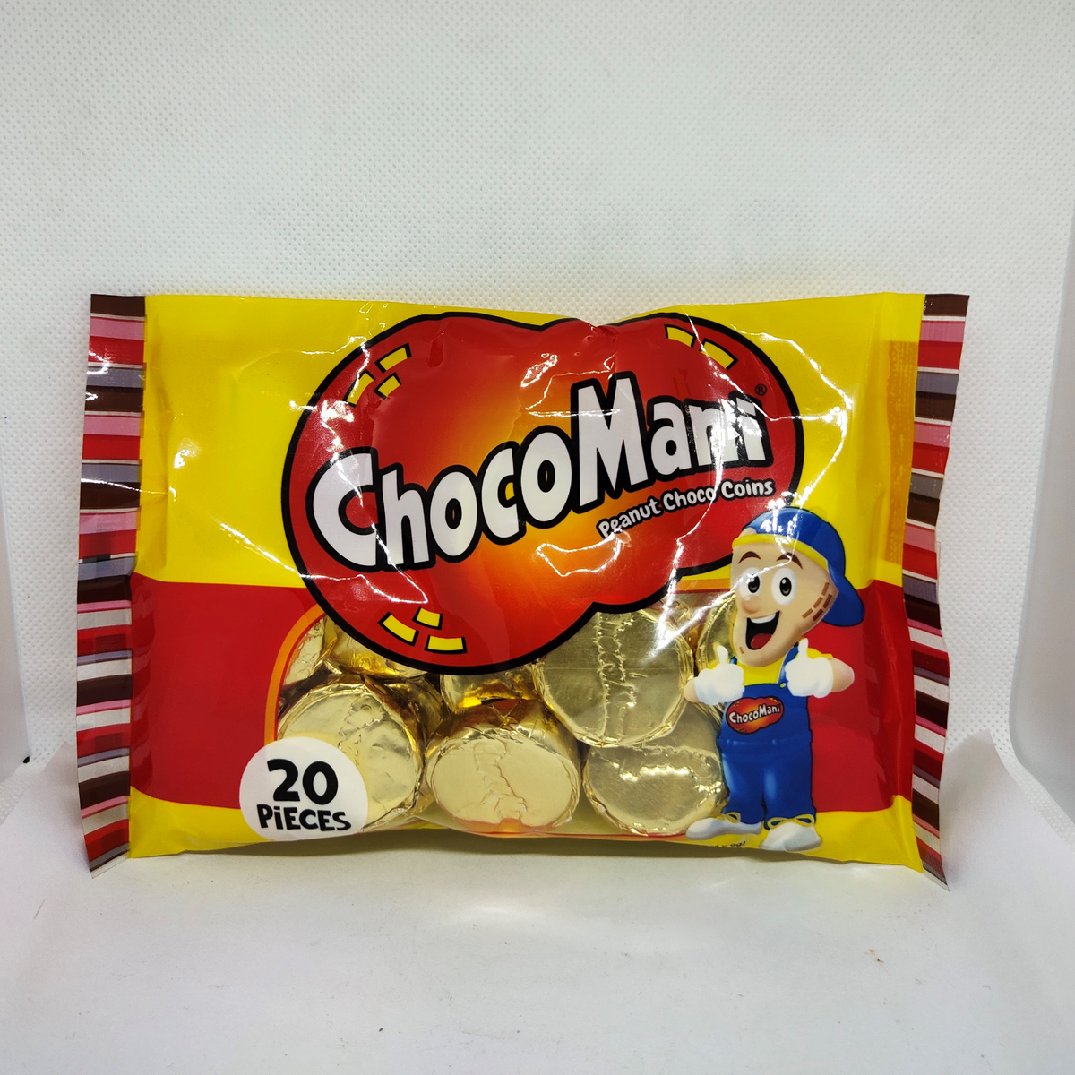Chocomani Peanut Chocolate Coins 12g x 20's – Marilen Mini Mart
