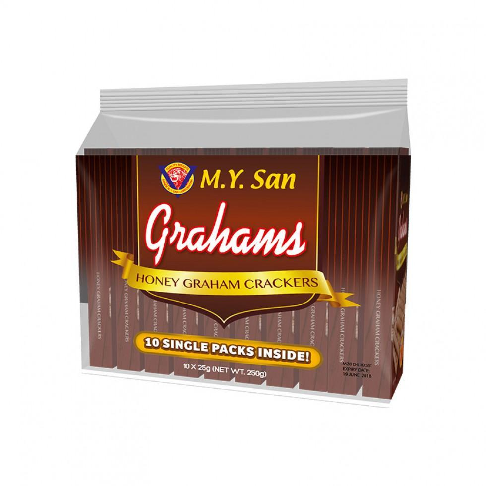 M.Y. San Graham Biscuit Honey 25gx10's – Marilen Mini Mart