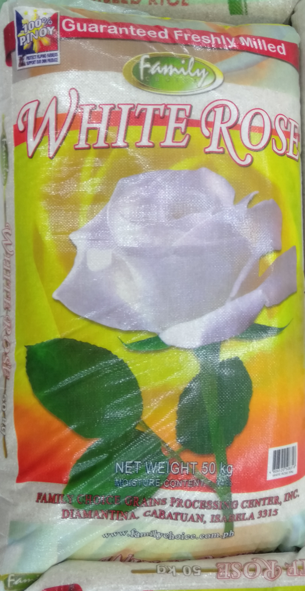 Family Choice White Rose (Rice) 50kg – Marilen Mini Mart